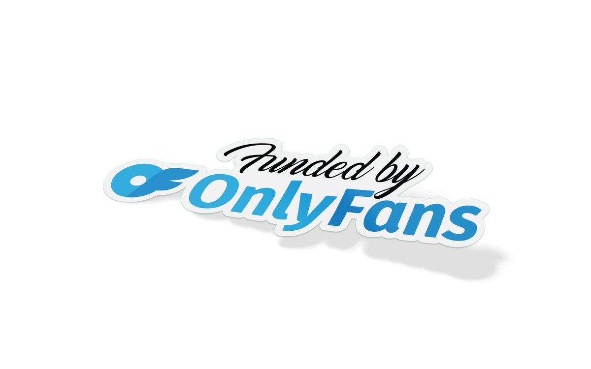 Funded by Onlyfans Decal – DiamondDecals