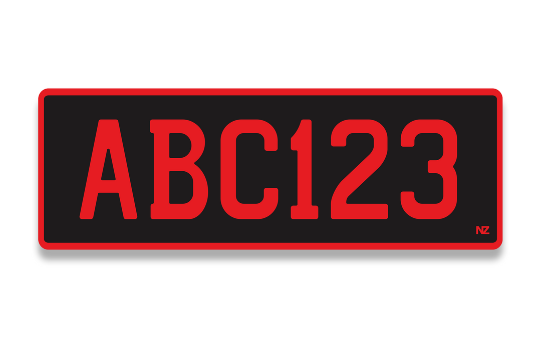 Show Plate Stickers – DiamondDecals