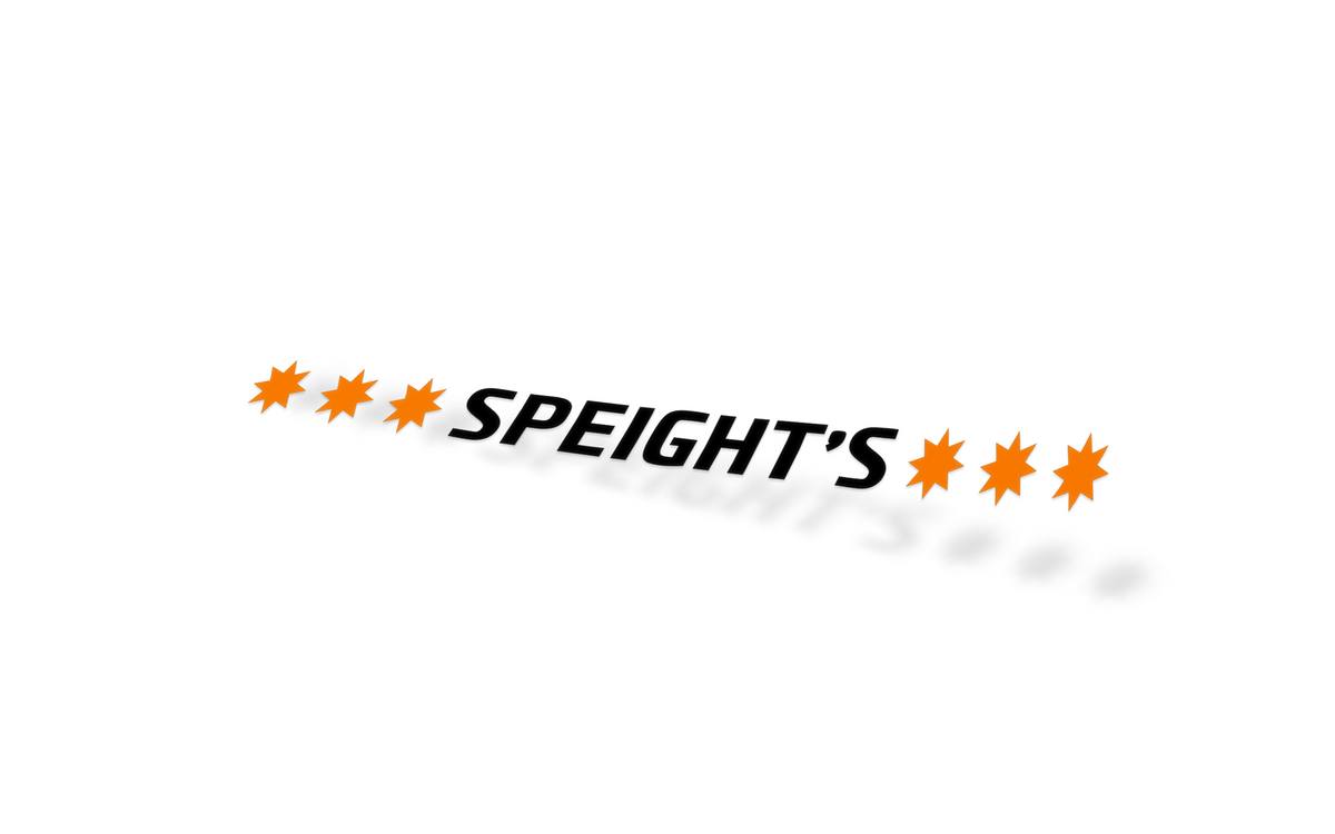 Speights Window Banner – DiamondDecals